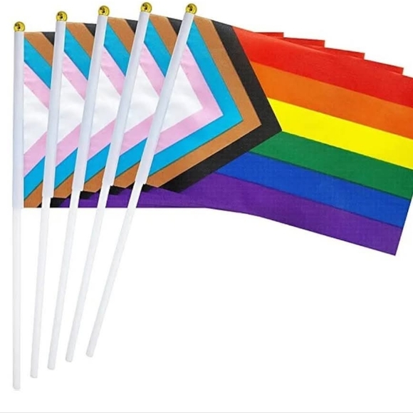 Party Supplies | Colorful Rainbow Pride Flag Set Of 5 Multicolor | Poshmark